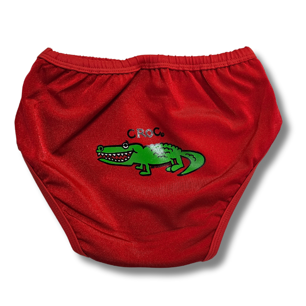 Ozi Varmints Baby Aqua Nappy - Red